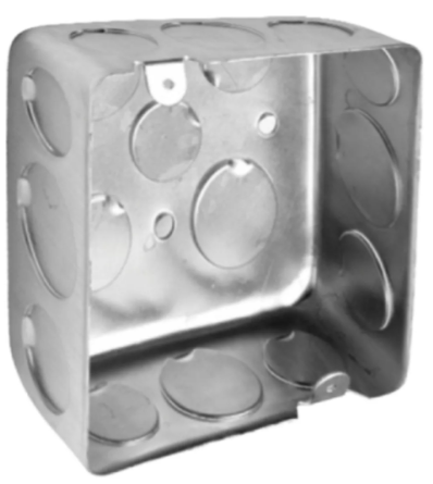 CAJA CUADRADA METALICA DE 4X4 — Casa Ferretera Poniente